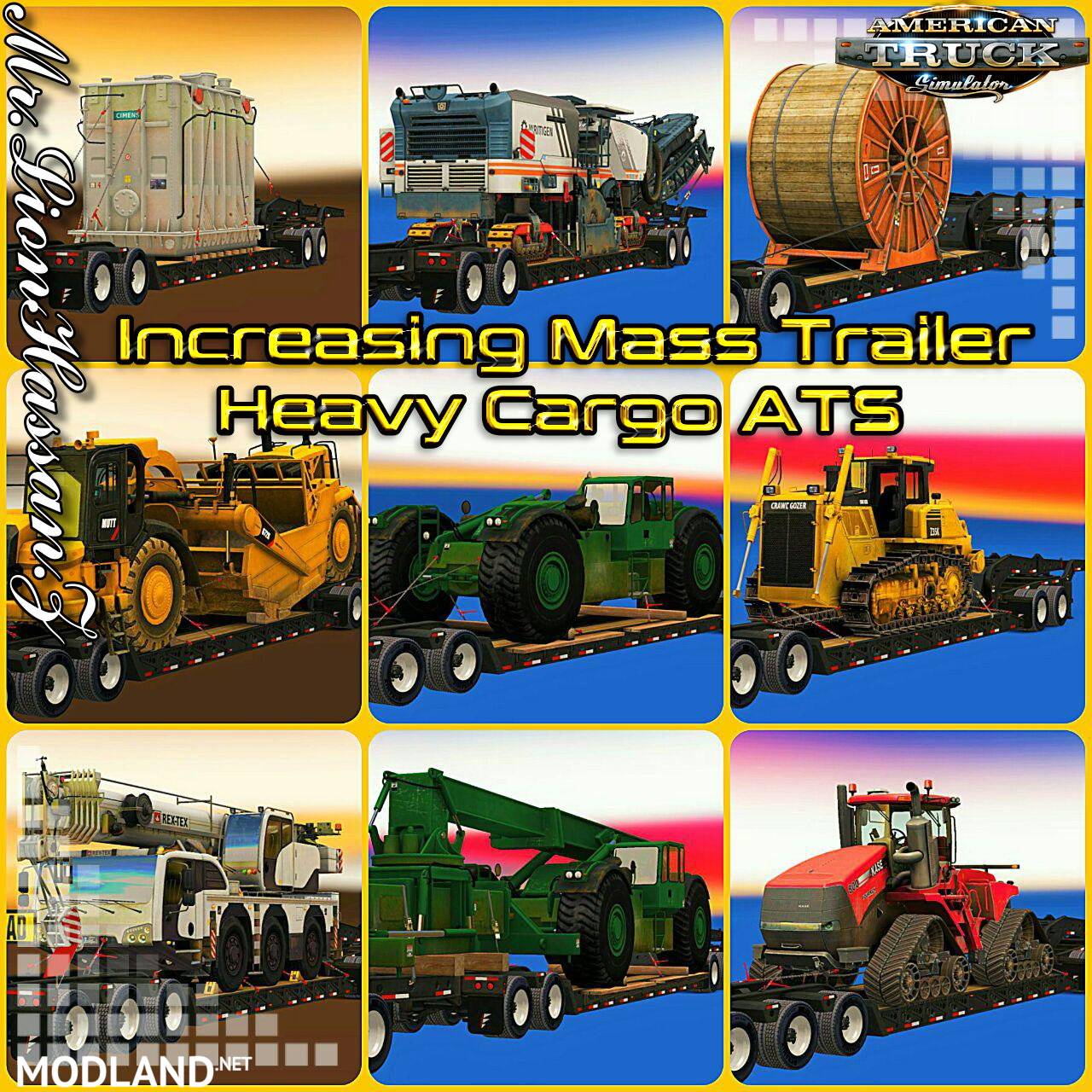 Increasing Mass Trailer Heavy Cargo ATS For Multiplayer - ATS